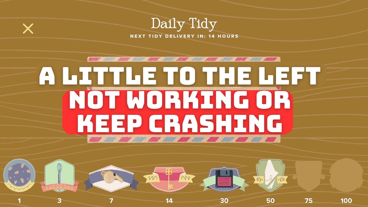 A Little to the Left not working or keep crashing - YouTube