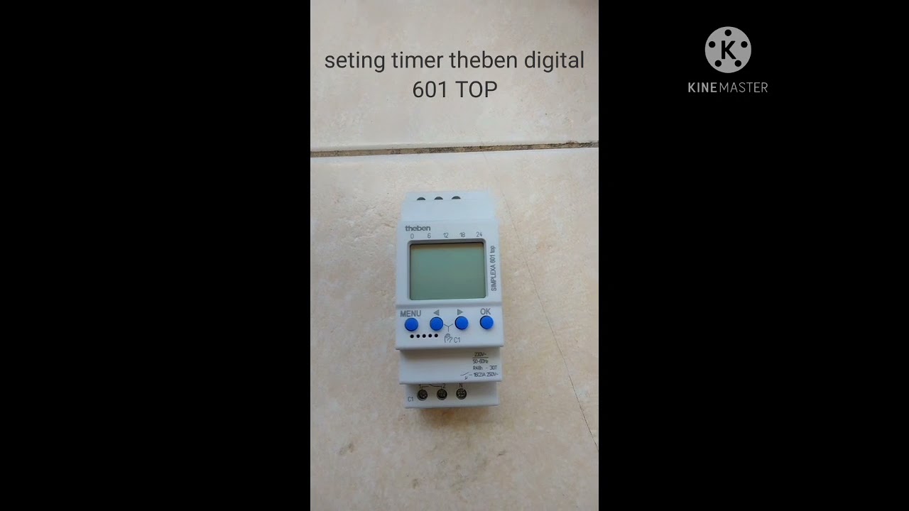 seting timer digital theben 601 Top #timer theben 601 top tidak nyala ...