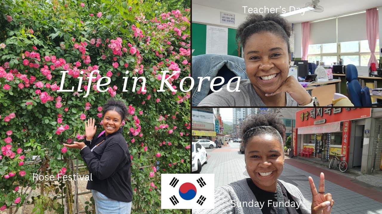 Life In Korea as an EPIK Teacher | Rose Festival, Teacher's Day - YouTube