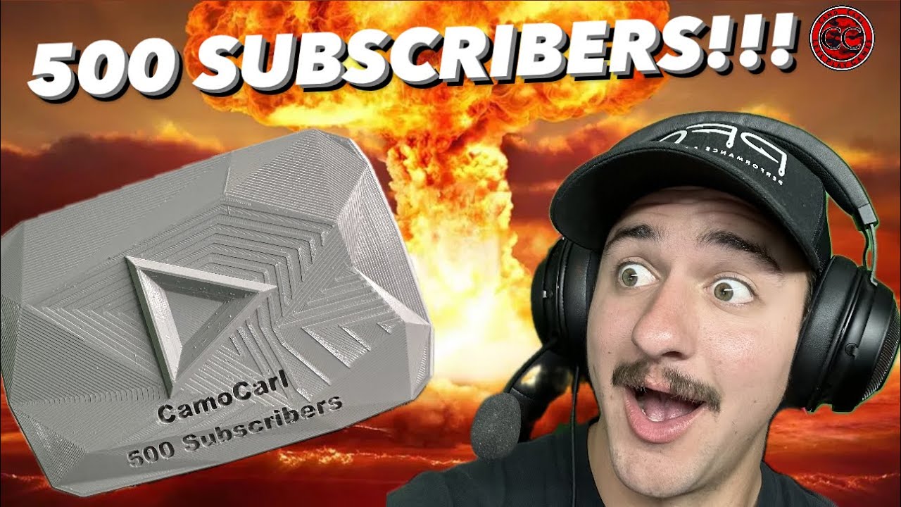 500 SUBSCRIBER PLAY BUTTON! - YouTube