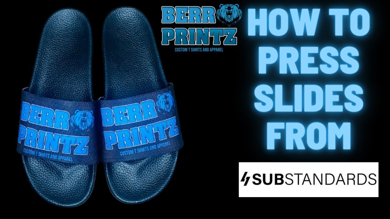 Pressing sublimation slides from the sub standards - YouTube