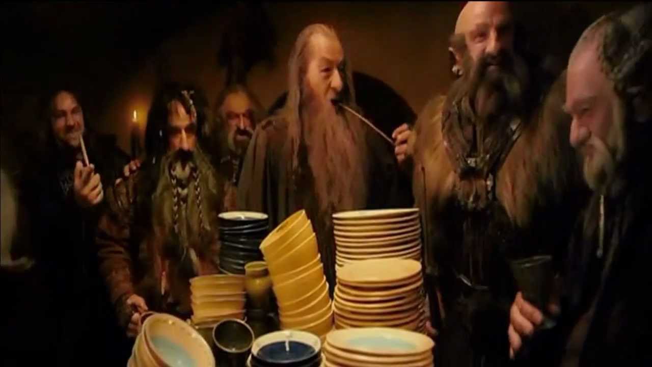 Hobbit - Cleaning dwarves song - YouTube
