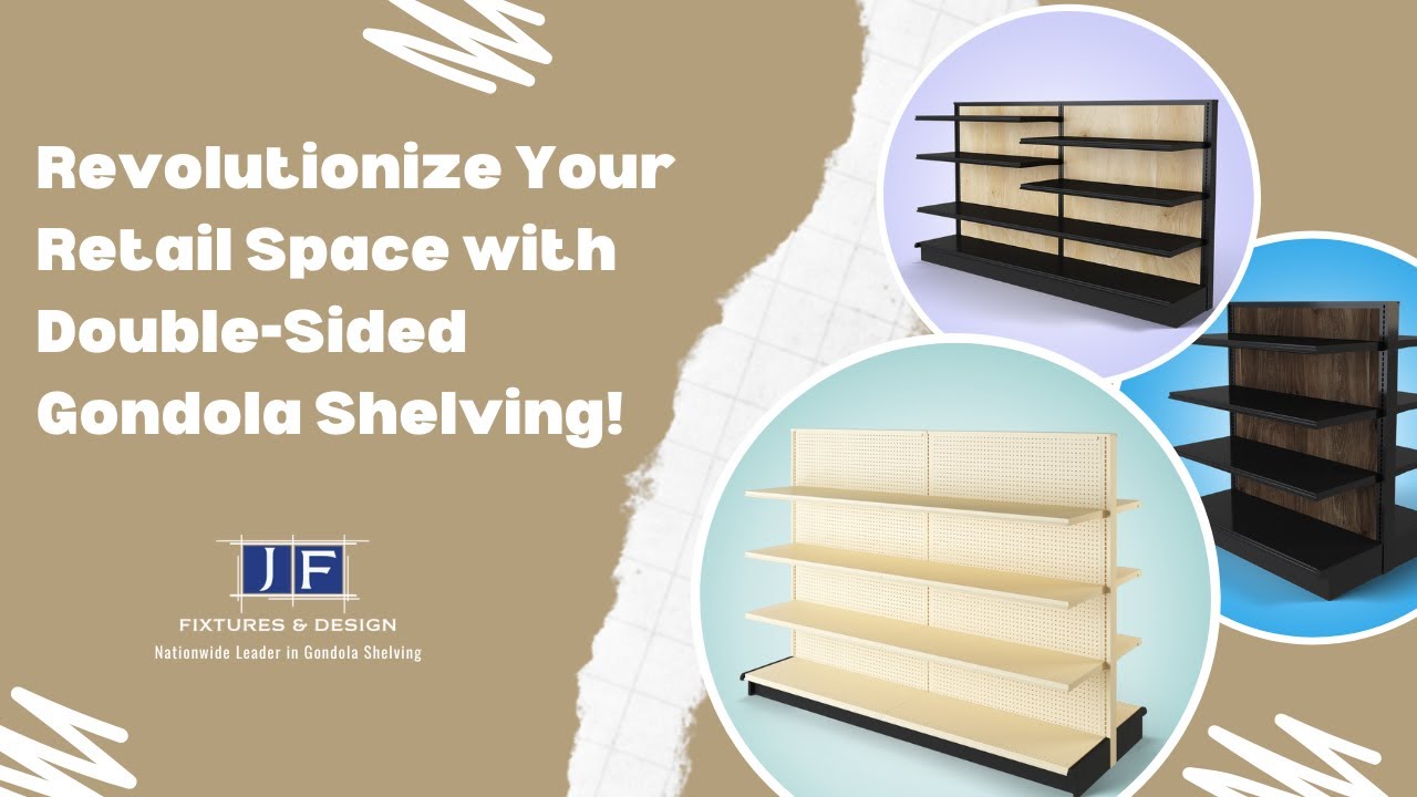 🔄🌟 Revolutionize Your Retail Space with Double-Sided Gondola Shelving ...