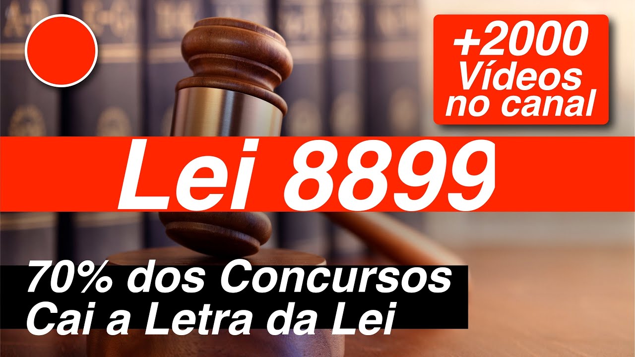LEI 8.899 Passe livre às pessoas portadoras de deficiência - YouTube