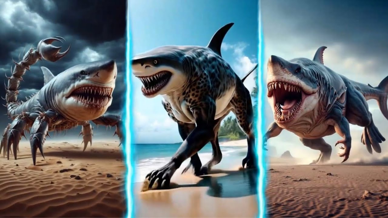 ALL SHARK FUSION COMPILATION - YouTube