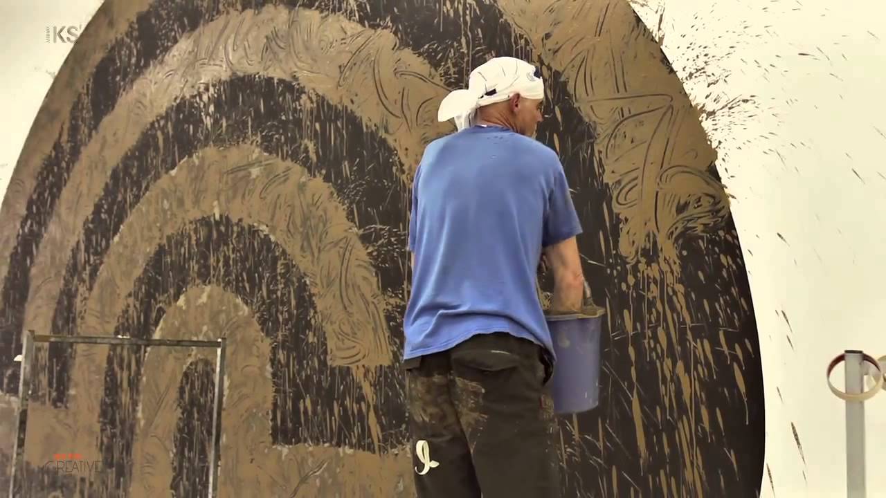 RICHARD LONG - WALL WORK - MUSEUM KURHAUS KLEVE - YouTube