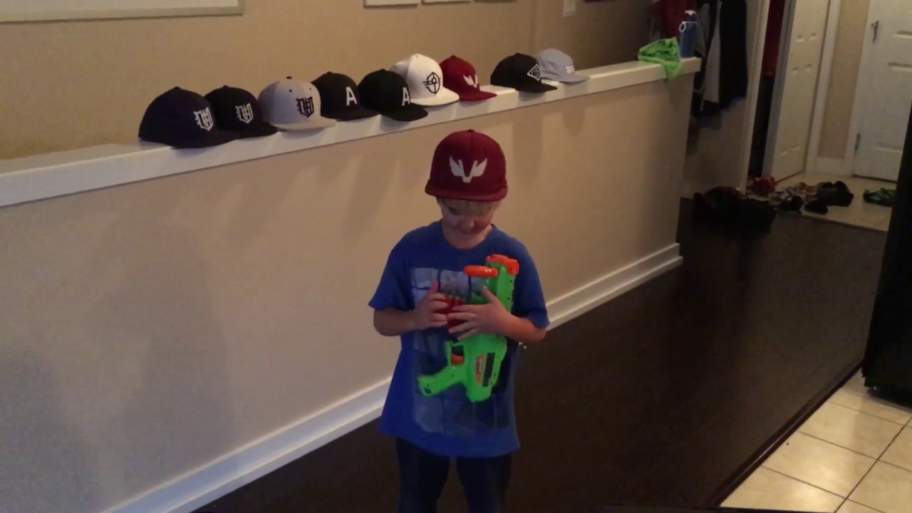 ADAM CARSON DYER NERF GUN DEMO - YouTube