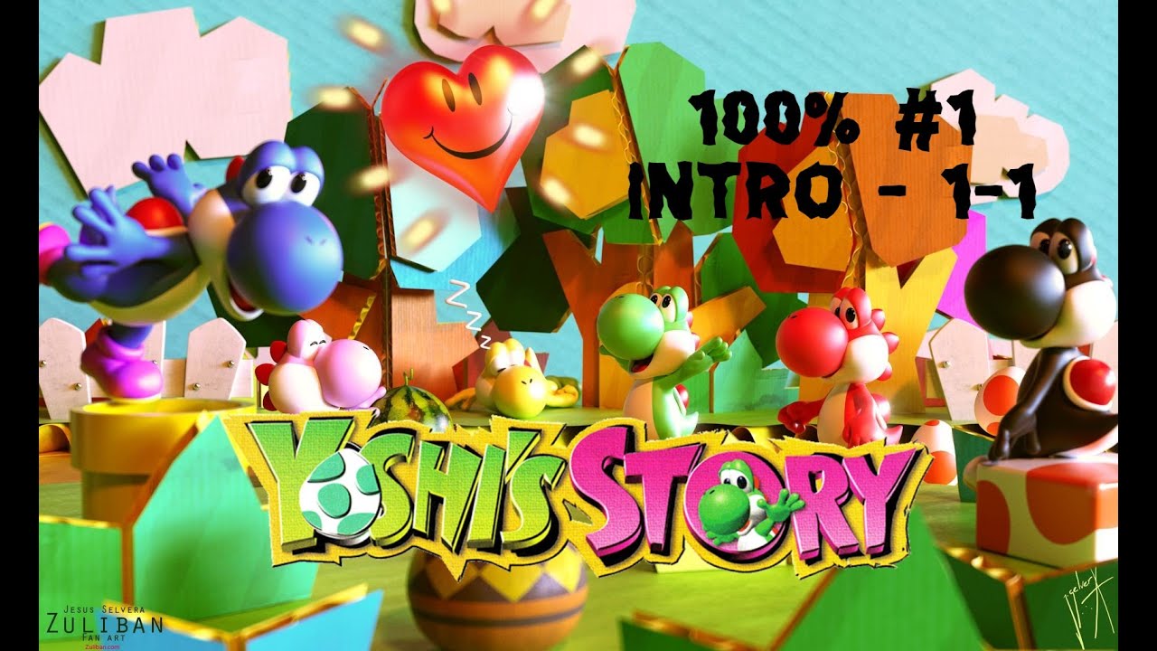 Yoshi's Story Guía 100% Intro - 1-1 Parte 1 - YouTube