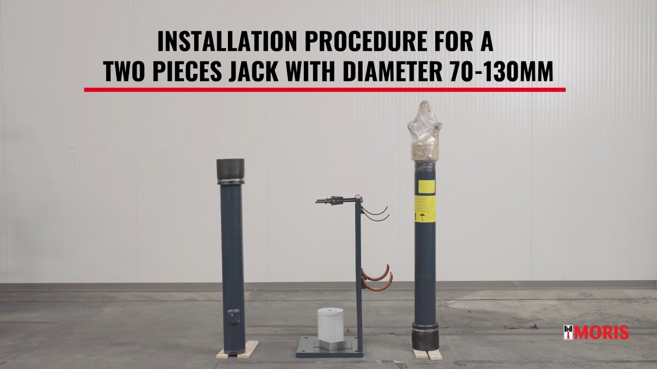 Installation procedure of pistons in 2 pieces with diameters 70-130 mm ...