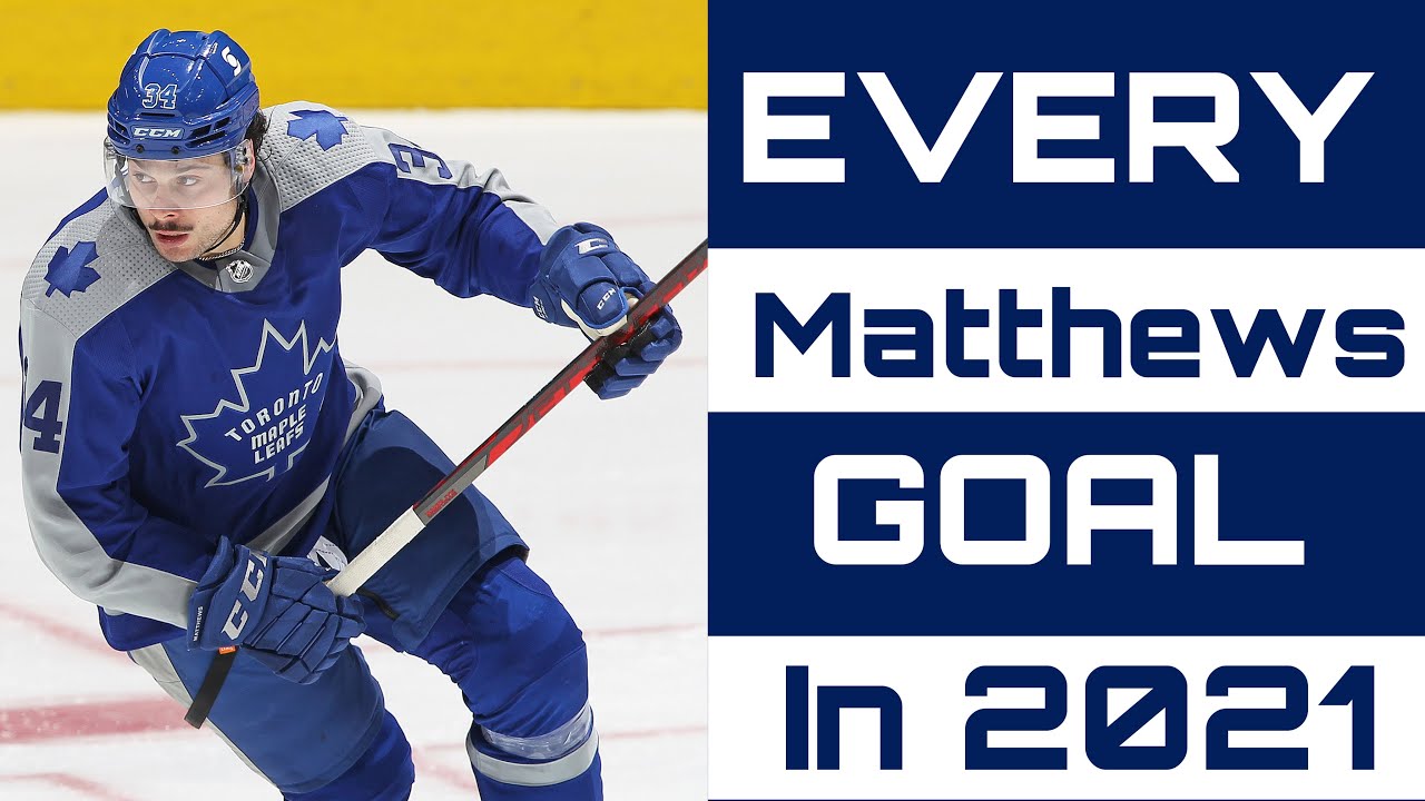 EVERY Auston Matthews Goal | 2021 NHL Regular Season - YouTube