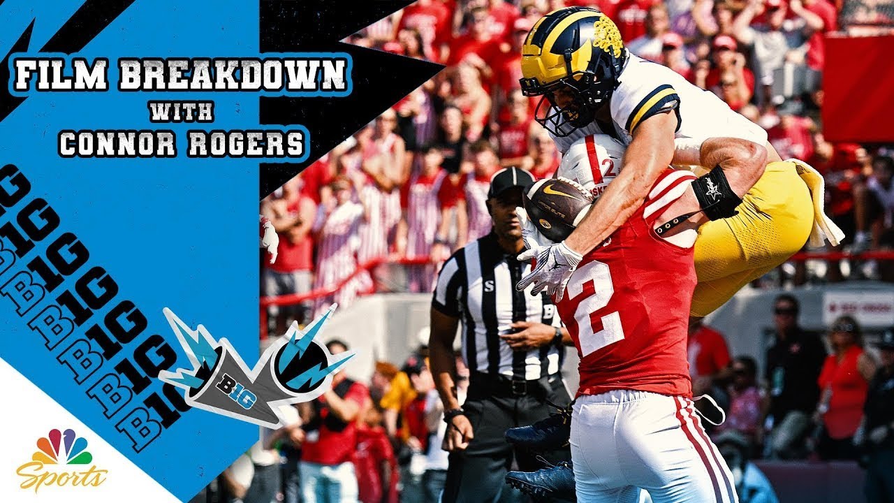 Michigan WR Roman Wilson highlights| Big Ten Film Breakdown | NBC ...