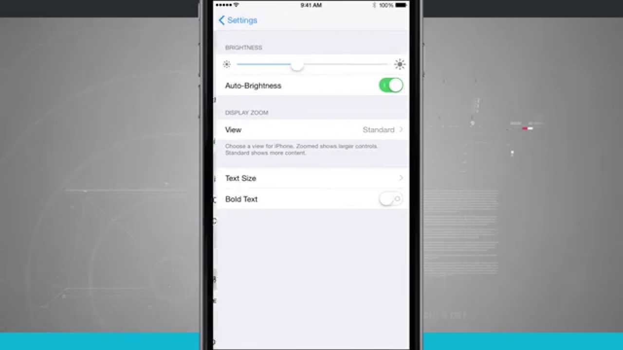 iPhone 6 Tips - How to Enable Bold Text - YouTube