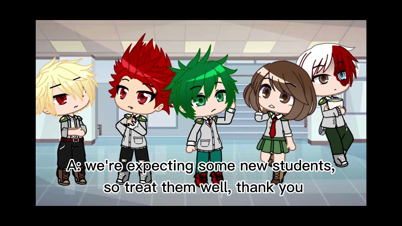 New students...| meme | gacha club | mha/bnha - YouTube