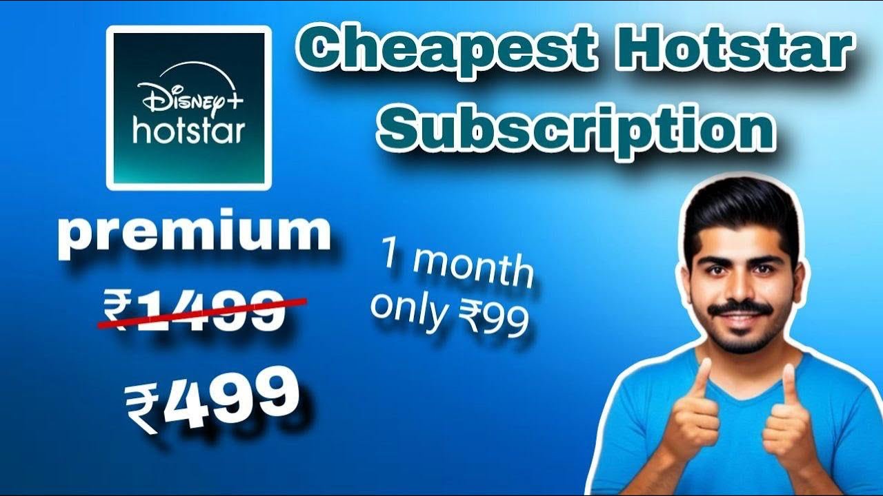 How to buy Hotstar subscription in cheapest price/ buy Hotstar premium ...