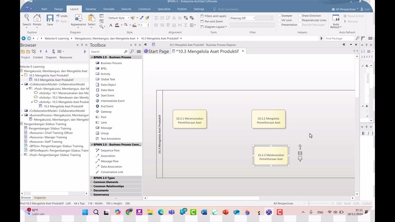 EA - BPMN How to add Sub Process in Enterprise Architecture - YouTube