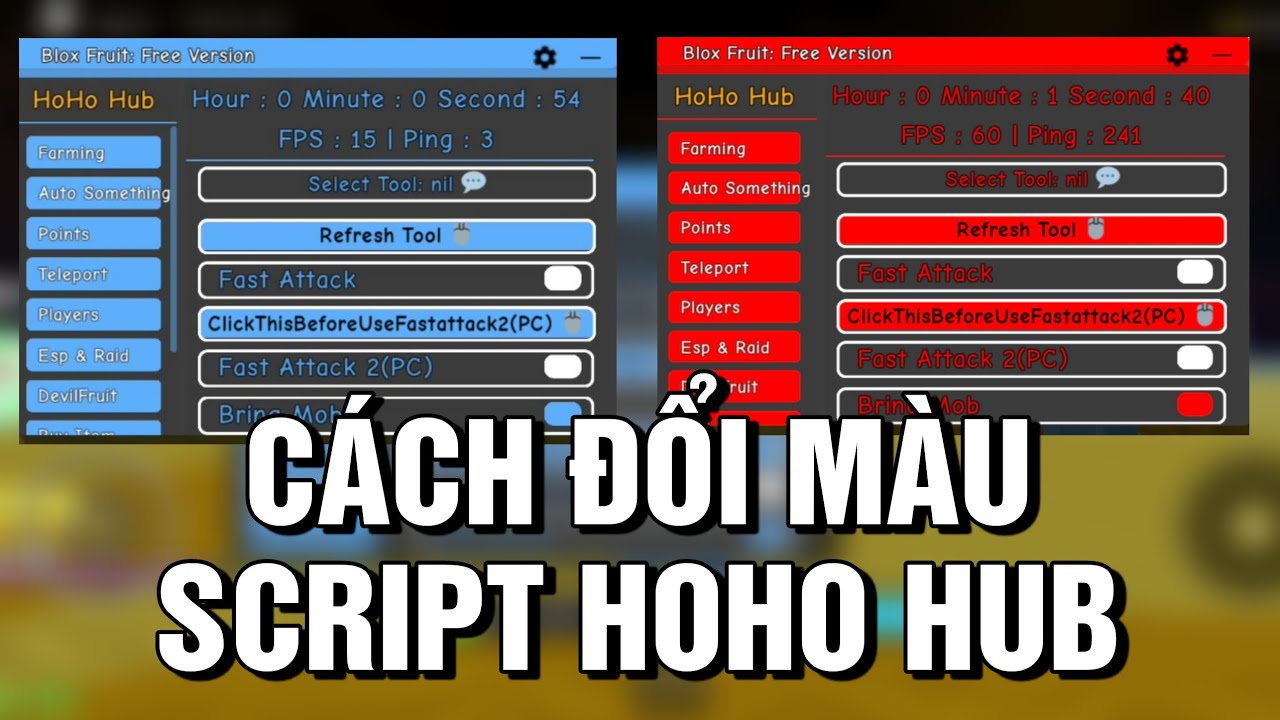 ROBLOX - CÁCH ĐỔI MÀU SCRIPT HOHO HUB ,MÀU NÀO CŨNG CÓ!! | HACK ROBLOX ...