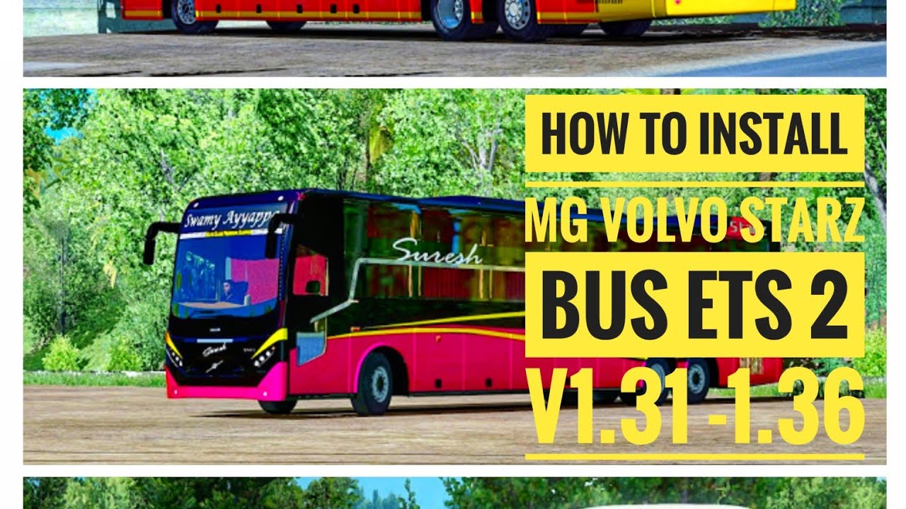 How To install - MG volvo starz bus in Euro truck simulator 2 | Ets2 ...
