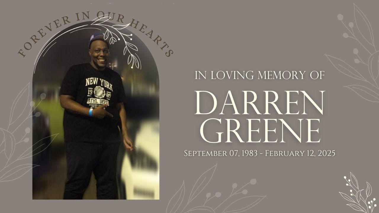 In loving memory of Darren Greene - YouTube