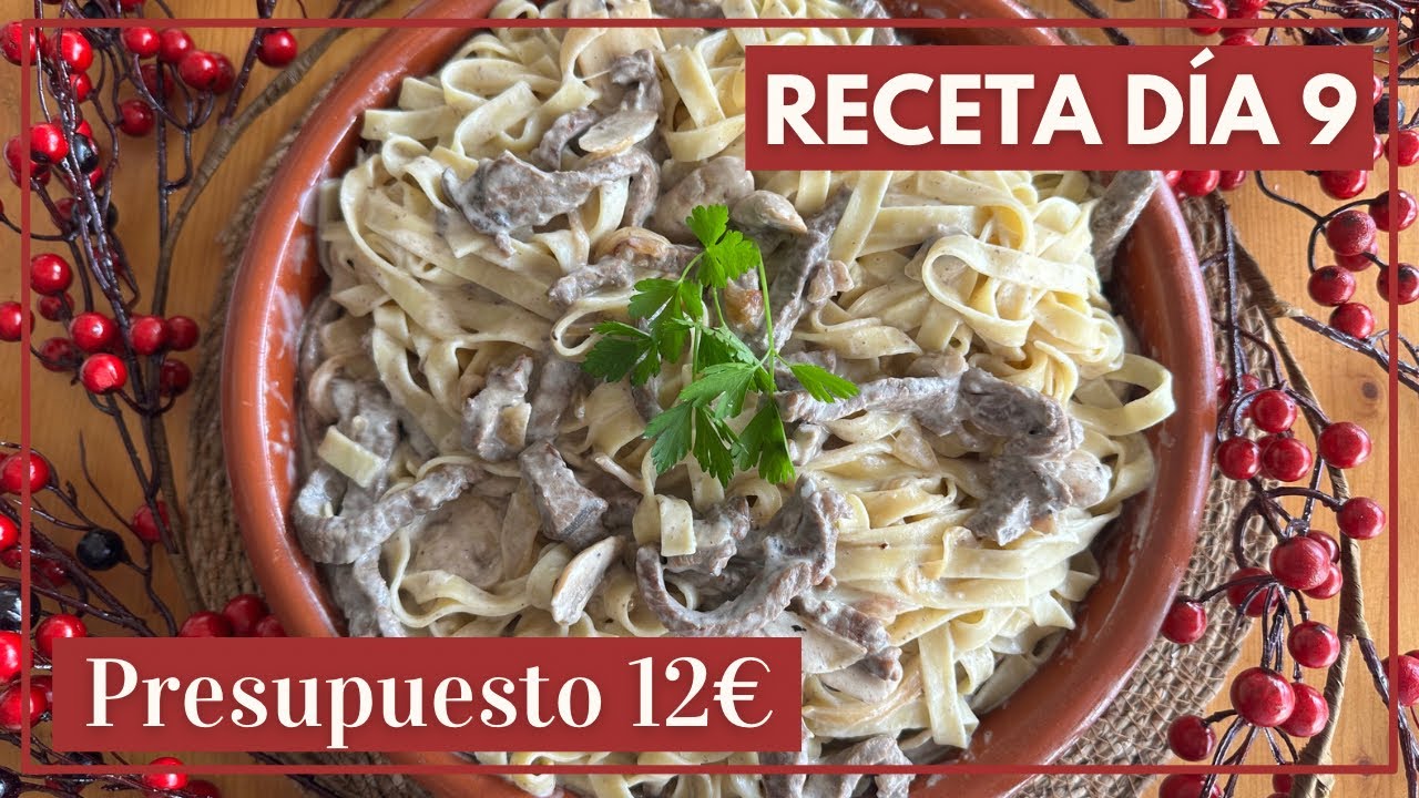 PASTA con TERNERA STROGONOFF🤤 Listo en 10 MINUTOS⏰ Recetas FÁCILES y ...