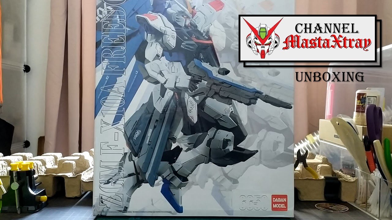 Gundam Unboxing: MG 1/100 Freedom Gundam Daban Model - YouTube