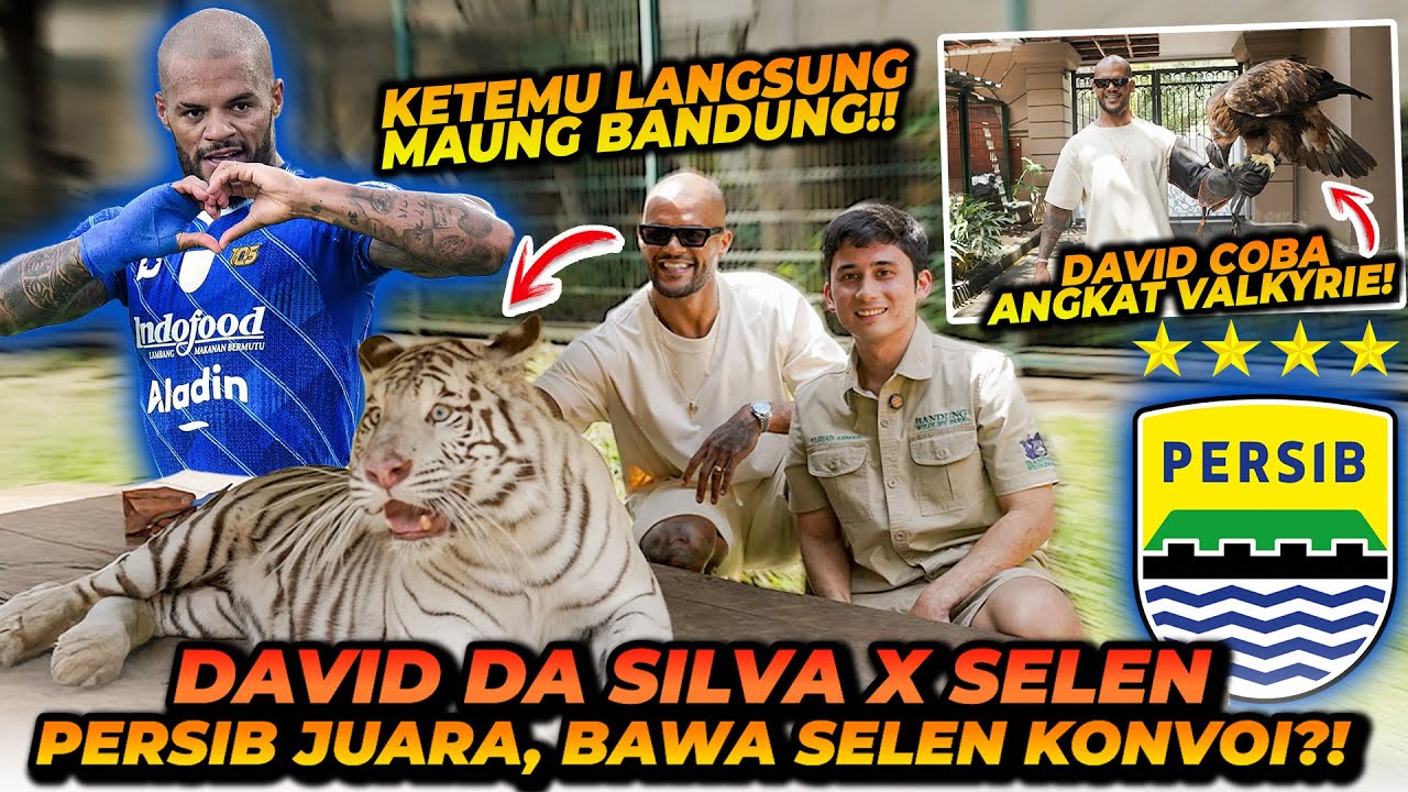 DAVID DA SILVA FOTO BARENG SELEN MAUNG BANDUNG ! SELEN SAMPE GROGI BERTEMU DENGAN STRIKER PERSIB ...