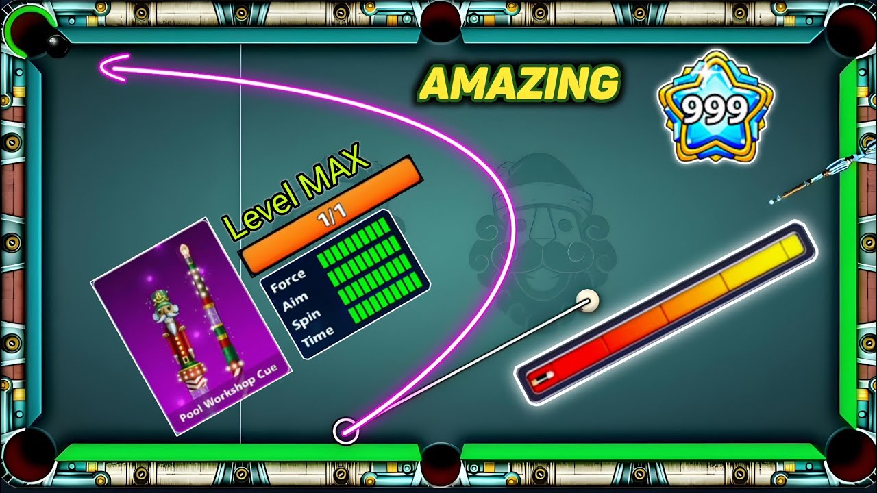 Pool Workshop Cue LEVEL MAX😍 | Level 999 Kiss Shots & Trickshots 😘 ...