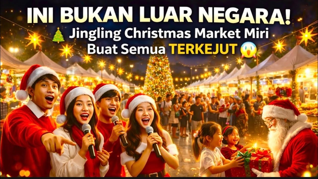 🔥INI BUKAN LUAR NEGARA!🙃⁉️🎄 Jingling Christmas Celebration Market Miri ...