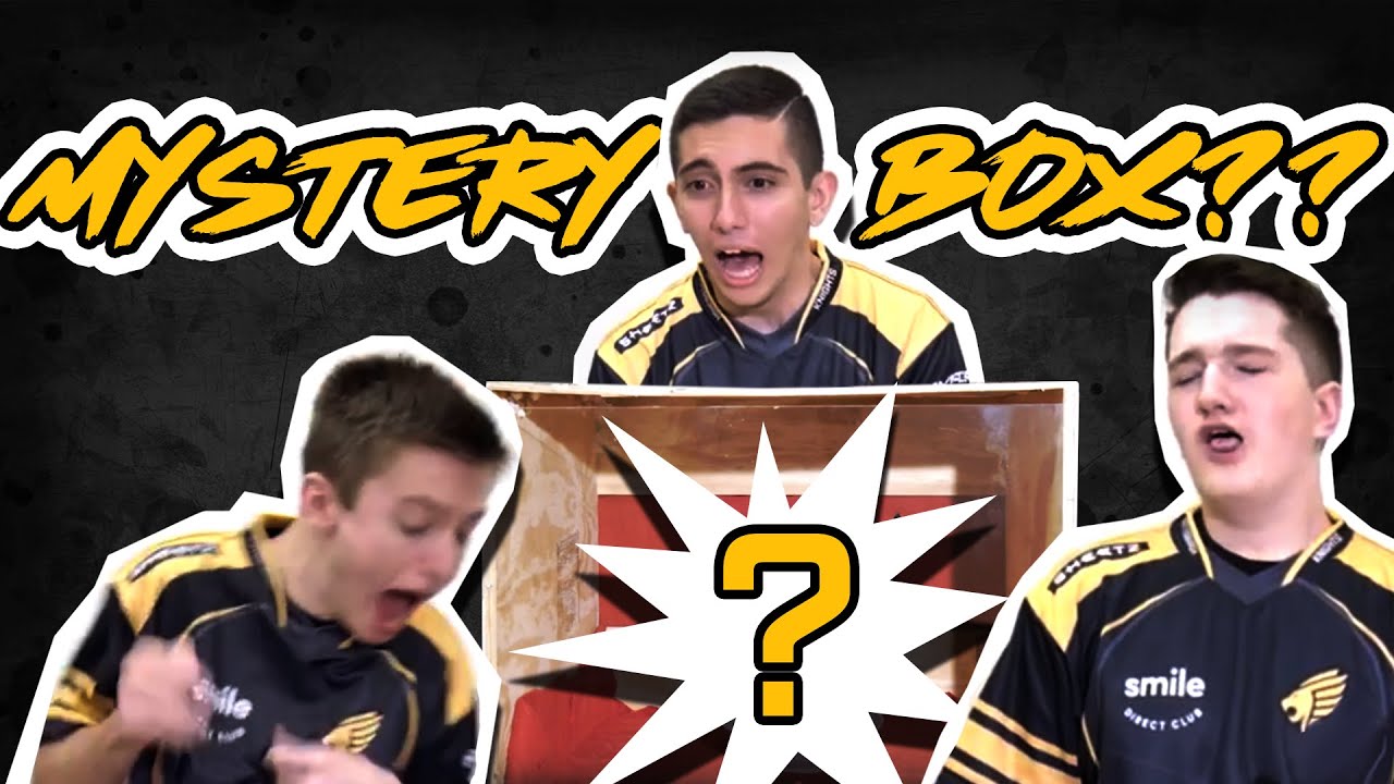 Mystery Box Challenge with the Knights Rocket League Team - YouTube