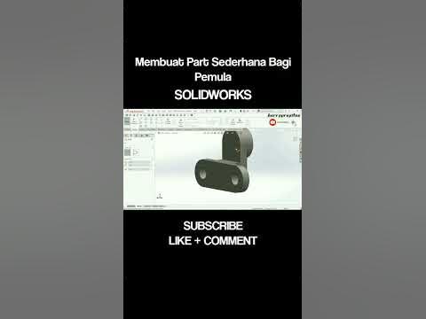 Menggambar Part Sederhana Part 1 Pemula #solidworks #cad #mastercamtutorials #inventor - YouTube