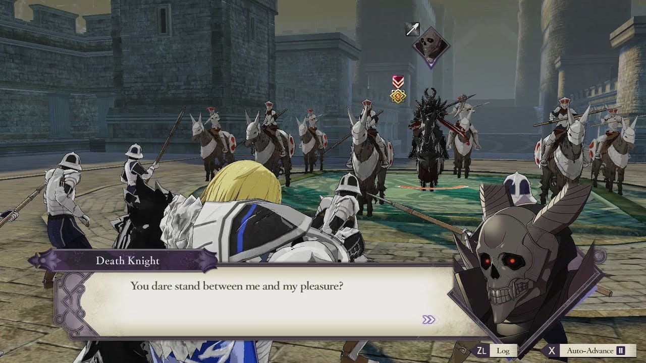Fire Emblem: Three Houses - Dimitri Vs Death Knight Unique Dialogue At ...