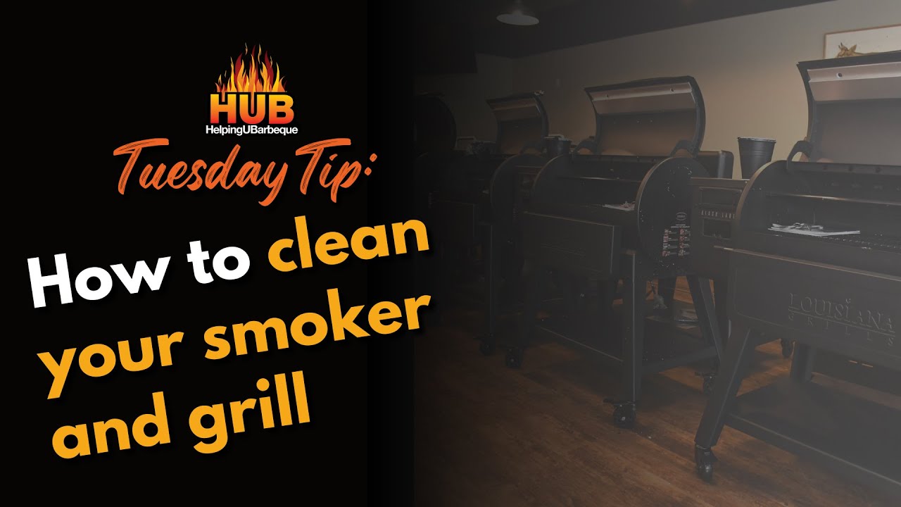 How to clean your smoker and grill | Helping U BBQ - YouTube