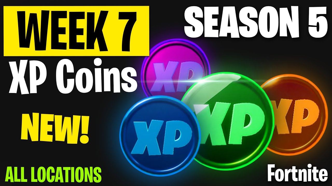 *ALL LOCATIONS* Week 7 XP Coins (ALL 10 XP Coins) - Season 5 - YouTube