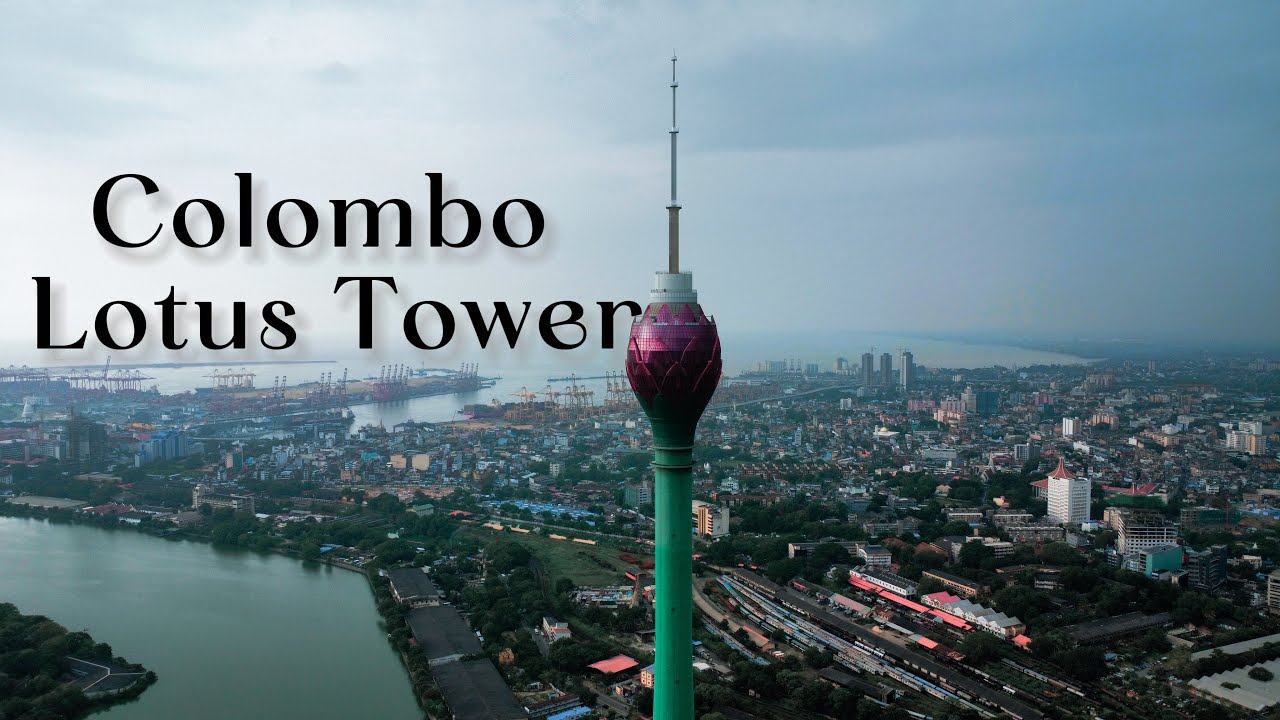 Colombo Lotus Tower | A Drone View of South Asia's Tallest Tower - YouTube