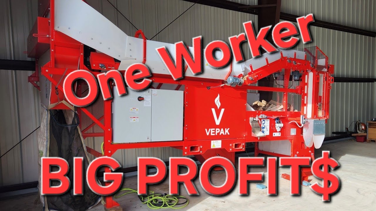 Next Level Firewood | The VEPAK Firewood Packaging Machine - YouTube