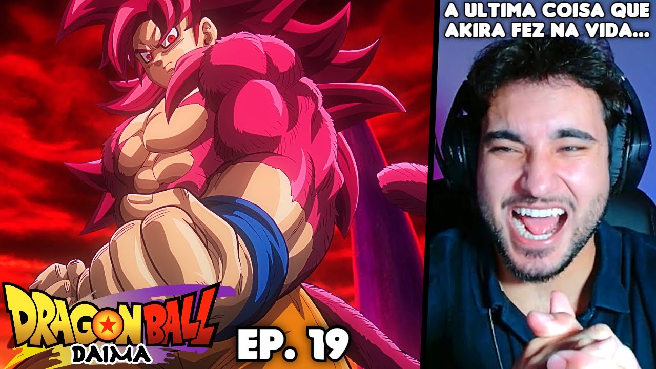 GOKU SUPER SAIYAJIN 4 ADULTO!! OBRIGADO AKIRA 😭 ️ React Dragon Ball ...