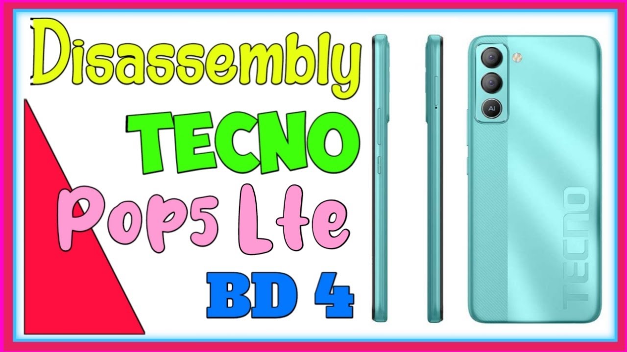 DISASSEMBLY TECNO POP5 LTE BD4 - YouTube