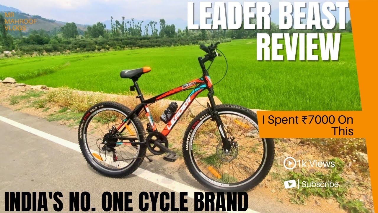 Full review of Leader Beast 👹 | India's no. one cycle brand 🤯. - YouTube