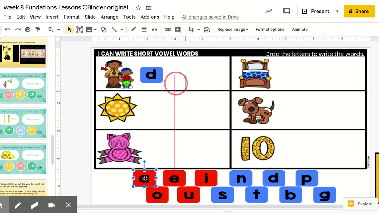 tap and spell how to video fundations week 8 - YouTube