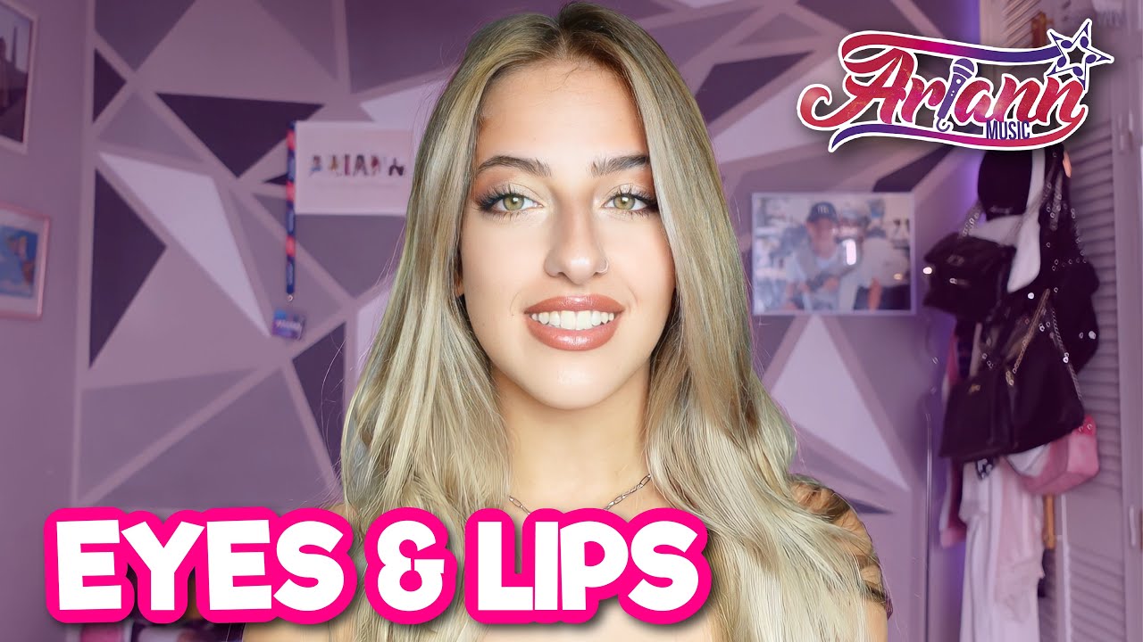 MAQUILLAJE FÁCIL DE OJOS Y LABIOS - #makeup #tutorial - ARIANN MUSIC - YouTube