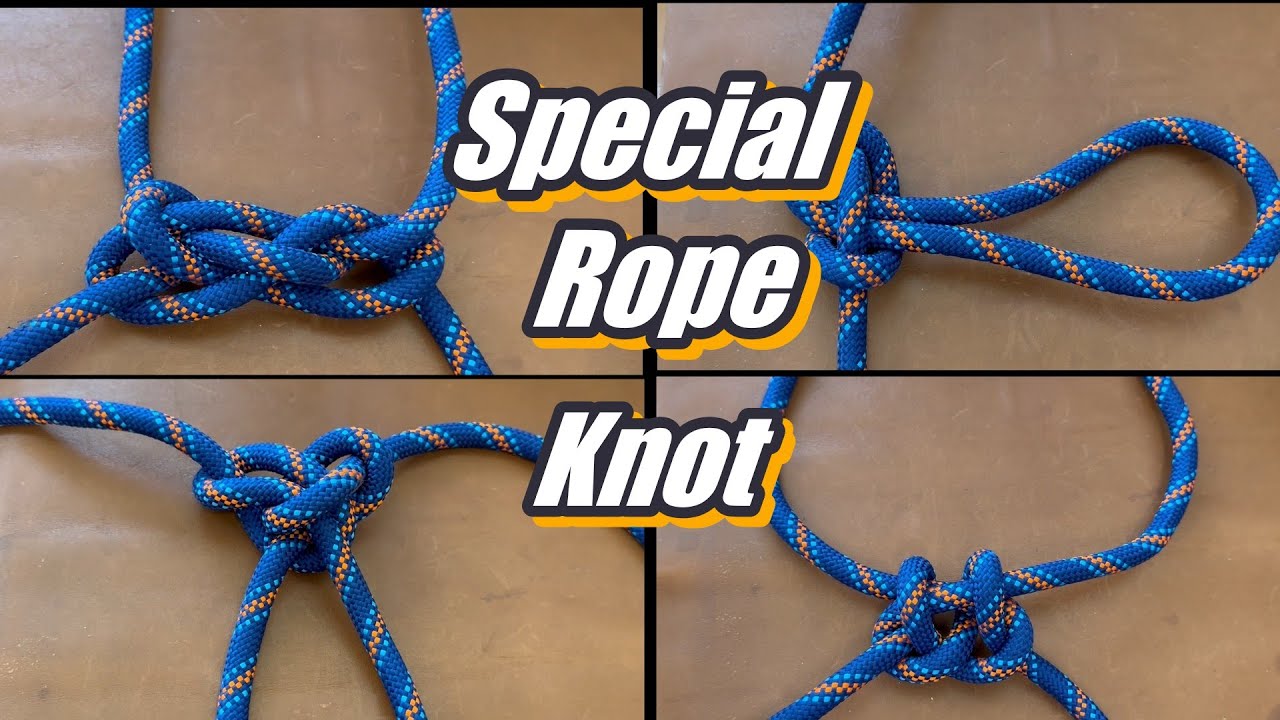 how to make special rope knot easy learn rope knot - YouTube