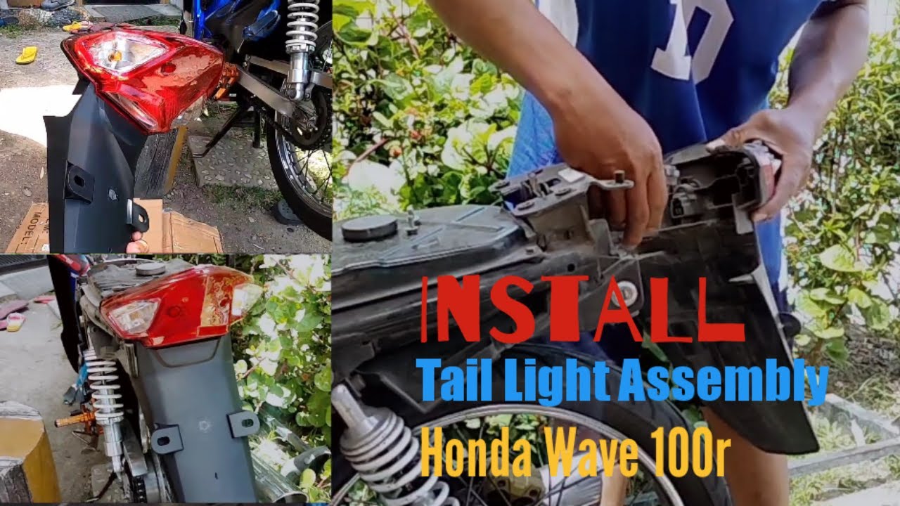 Unbox and Installed Tail Light Assembly| Honda Wave 100r - YouTube