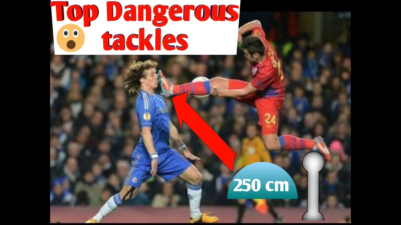 Dangerous tackles in Football matches 2020 - YouTube