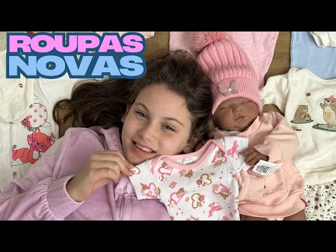 FUI NA LOJA E COMPREI ROUPAS NOVAS PARA MINHA BEBE REBORN DE SILICONE SÓLIDO