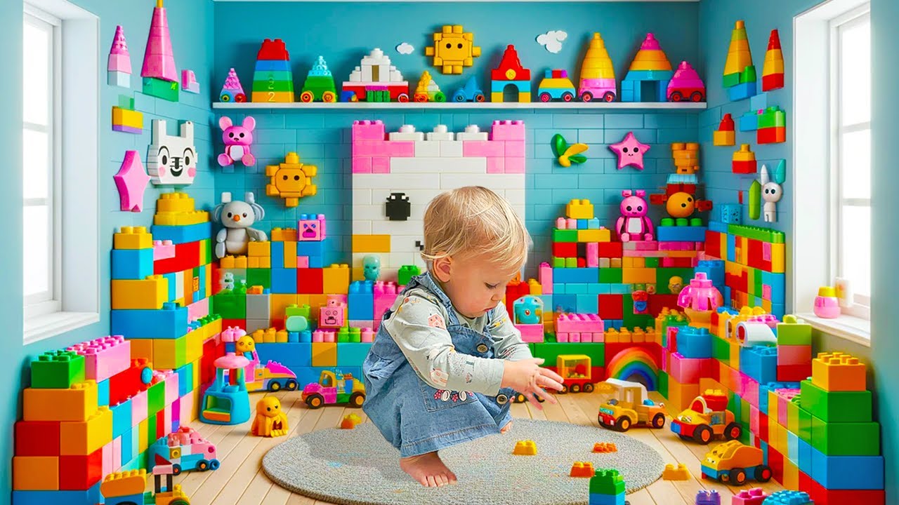 Nicole's Lego Duplo Safari: Colors & Animals! - YouTube