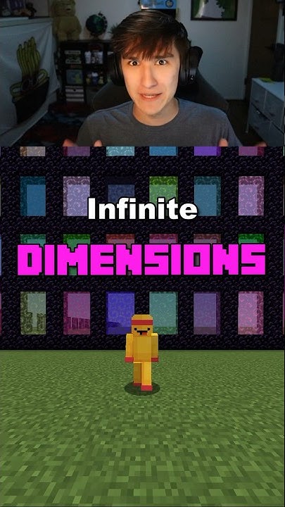 Minecraft, But There Are Infinite Dimensions 😳🚀 - YouTube