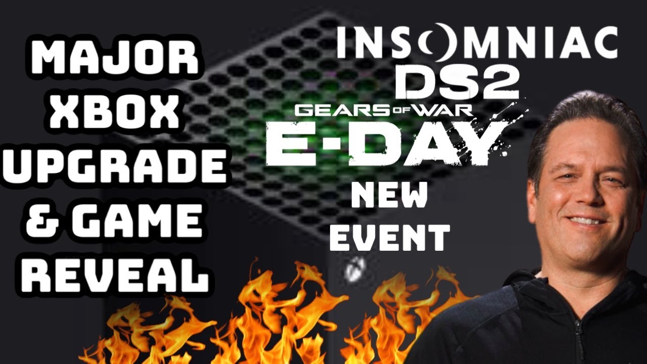 Major Xbox Upgrade & Game Reveal -New Insomniac Games IP -Gears E-Day ...