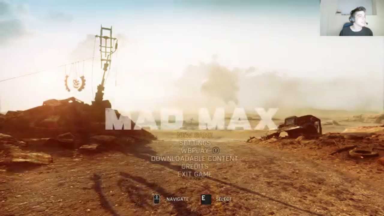 I'm Playing Mad Max - Part 00: Menu Screen - YouTube