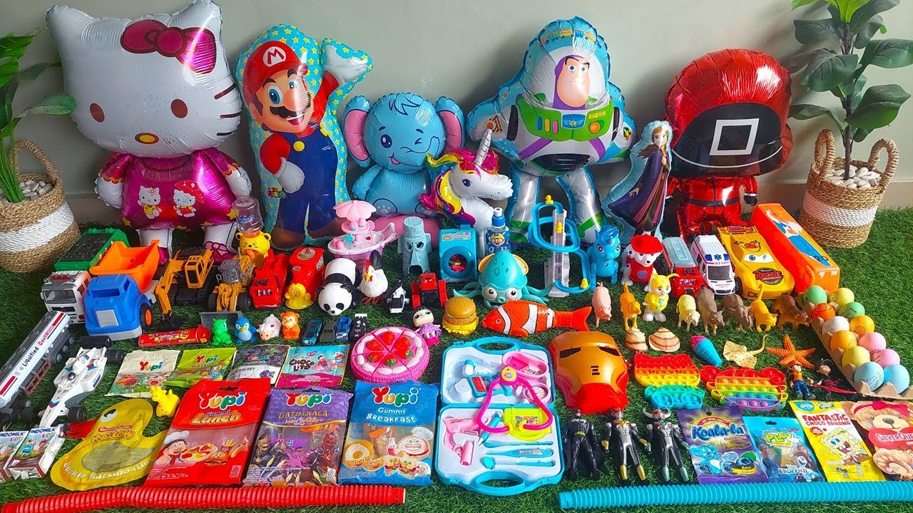 Hunting es krim Permen yupi dokteran Hello kitty Squid Game Super mario ...