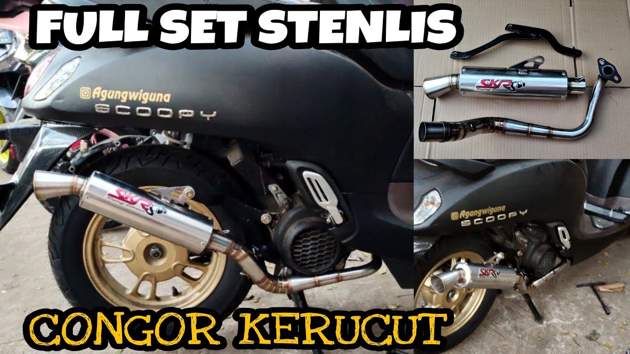 MENANG SLOT BELI KNALPOT RACING HONDA SCOOPY 2021 DI BENGKEL KNALPOT ...
