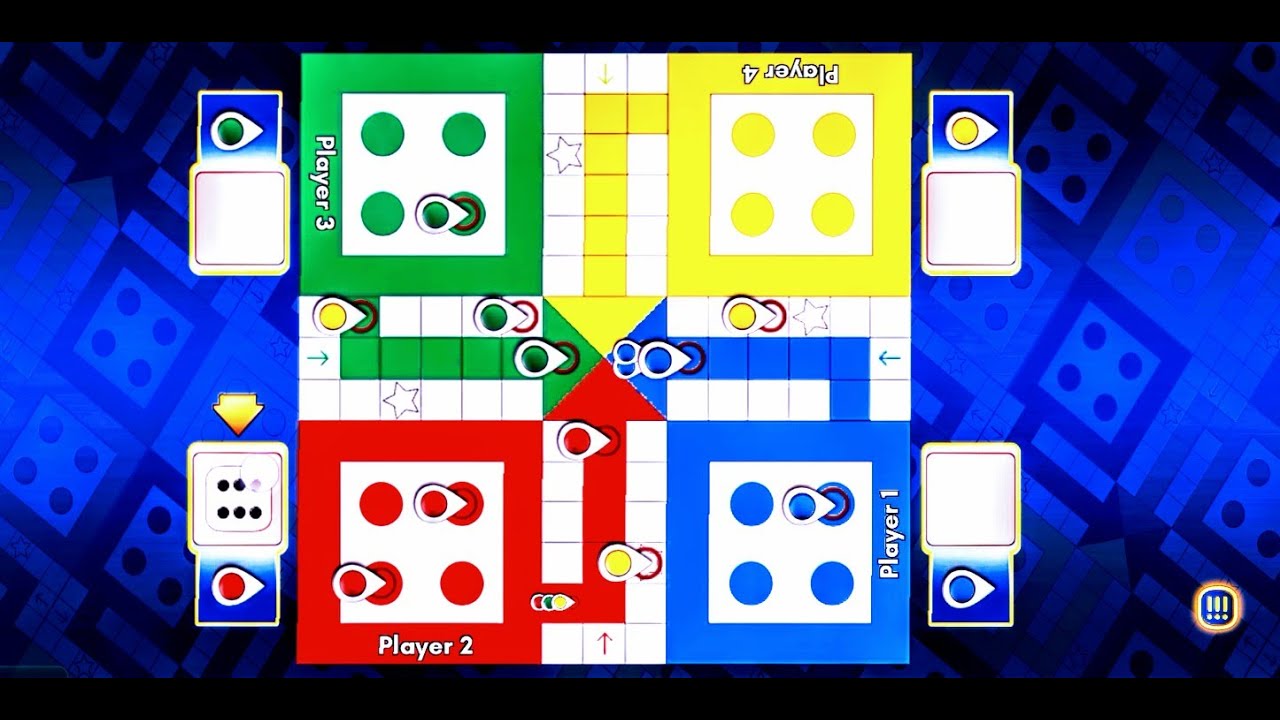 Ludo Game in 4 Players match.Ludo game in 3 Players match || Ludo ...